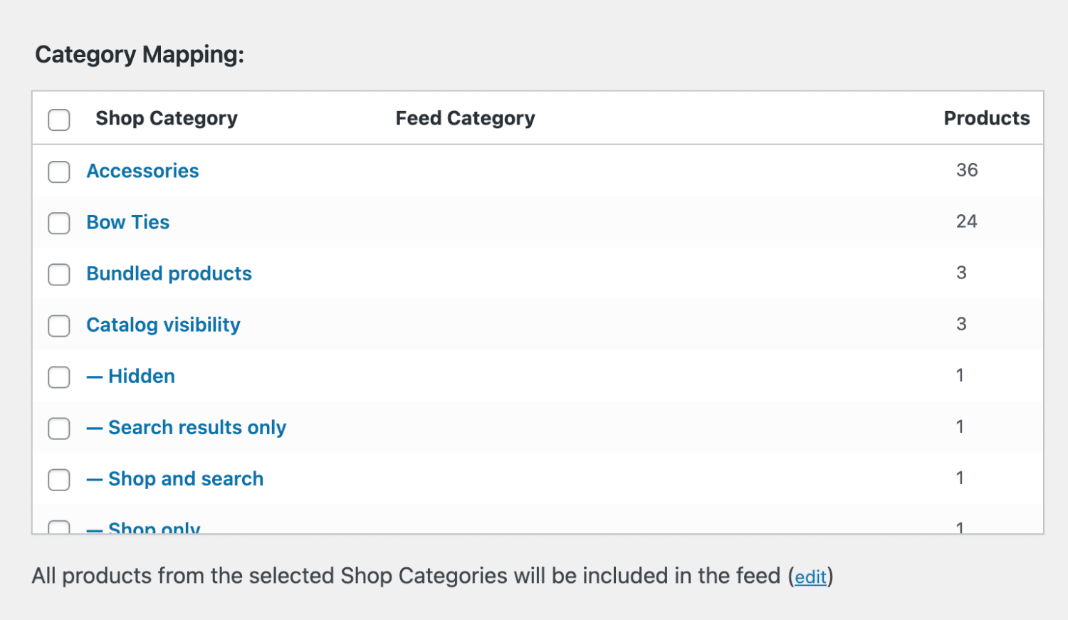 Category Mapping in Your Product Feed - WPMarketingRobot