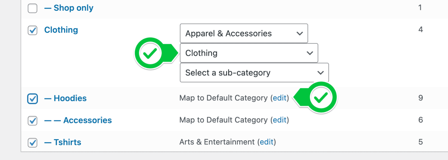 Category Mapping in Your Product Feed - WPMarketingRobot